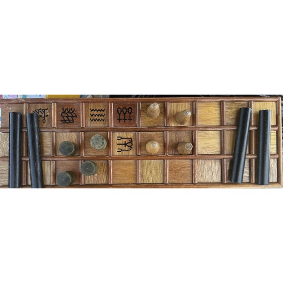 Wood Expressions | Games | Vintage 987 Senet Egyptian Pharaohs Favorite ...
